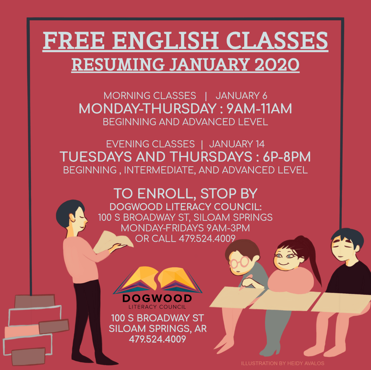 English Classes Back Up and Running! Totally Free! – Dogwood Literacy ...